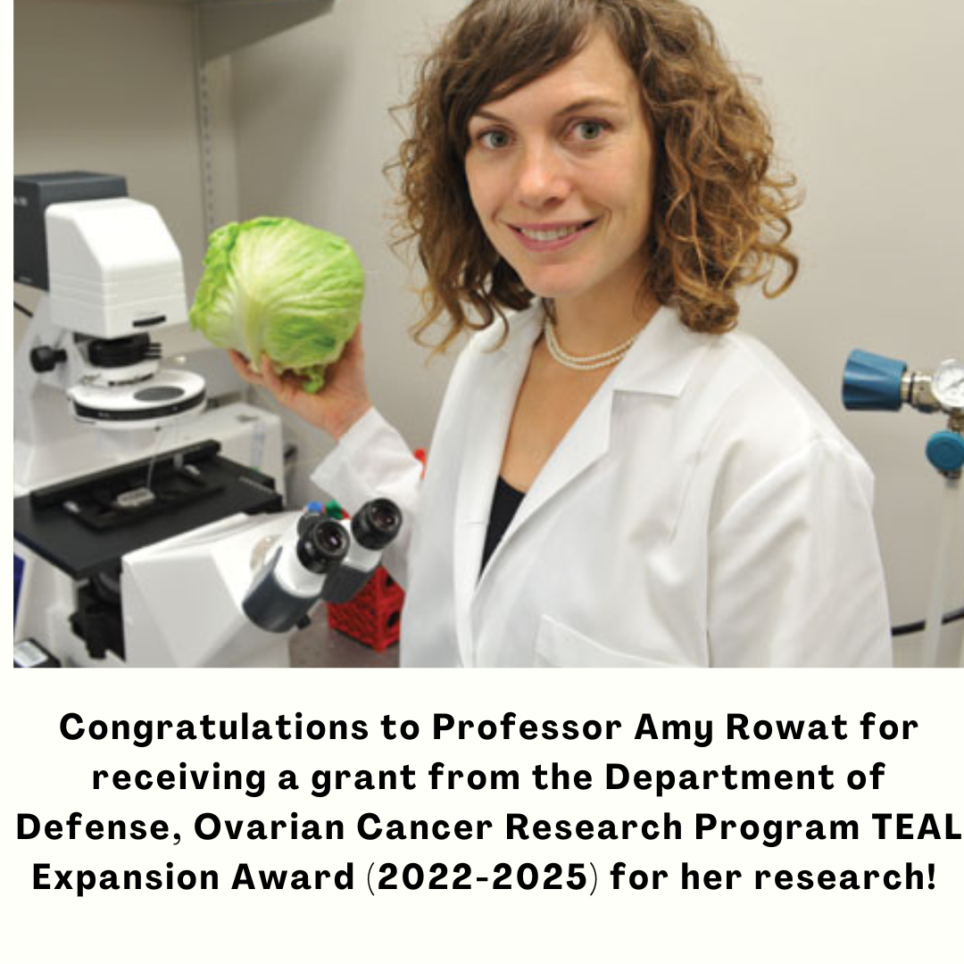Congratulations to Professor Amy Rowat for receiving a grant from the ...
