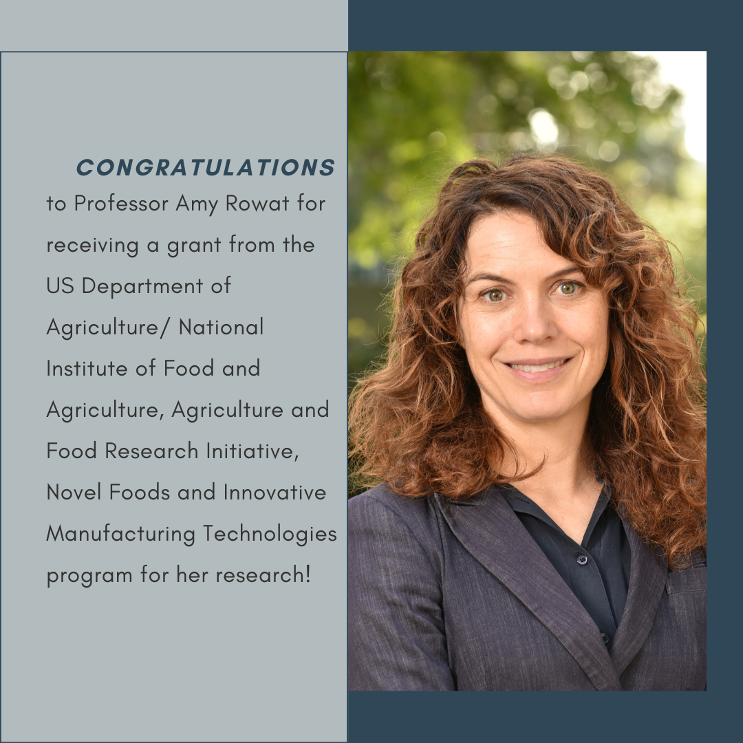 Congratulations to Professor Amy Rowat for receiving a grant from the ...