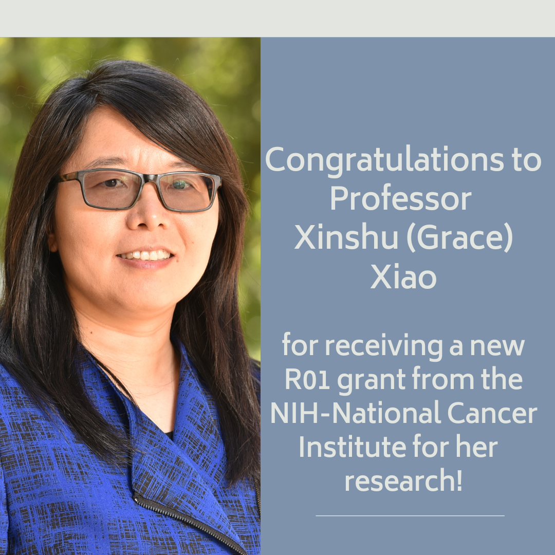 Congratulations to Professor Xinshu (Grace) Xiao for receiving a new ...